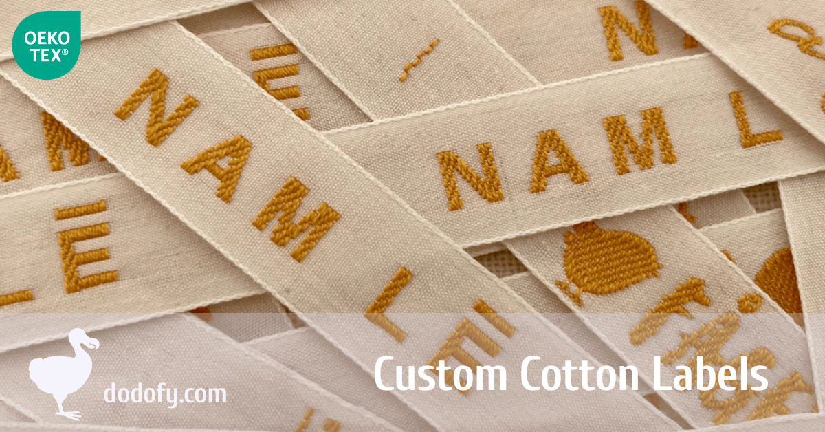 Dodofy - Woven Custom Labels made of pure cotton – Dodofy.com