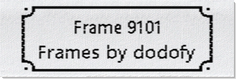 Symbols Frames Dodofy